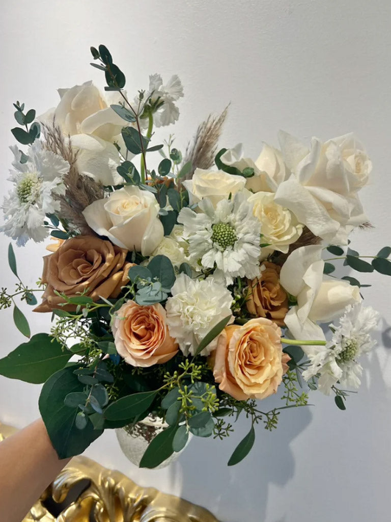 Earthy Terracotta Bridal Blooms – Flowers Station