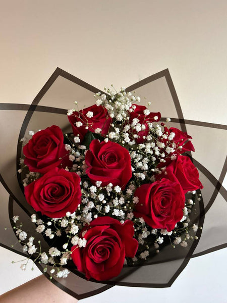 Roses Midnight Elegance (Red, Pink, White) – Flowers Station
